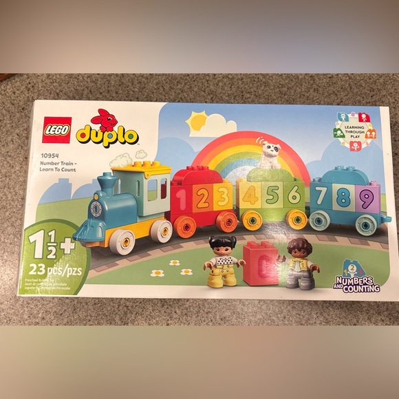 Lego | Toys | Lego Duplo Colorful Number Train Set | Poshmark
